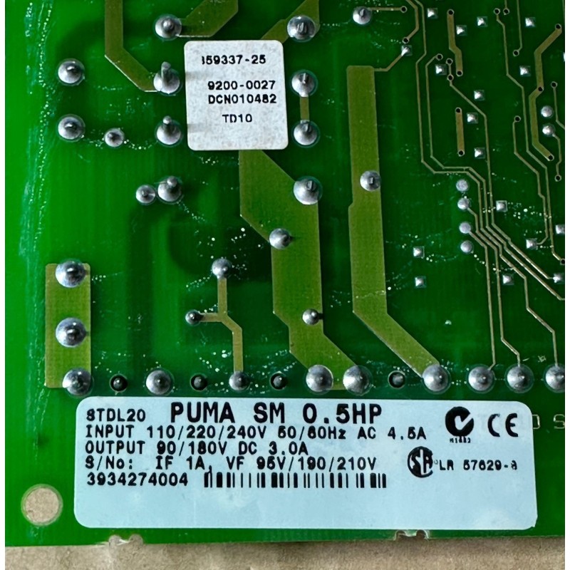 Control Techniques PUMA SM 0.5HP – DC Motor Speed Controller
