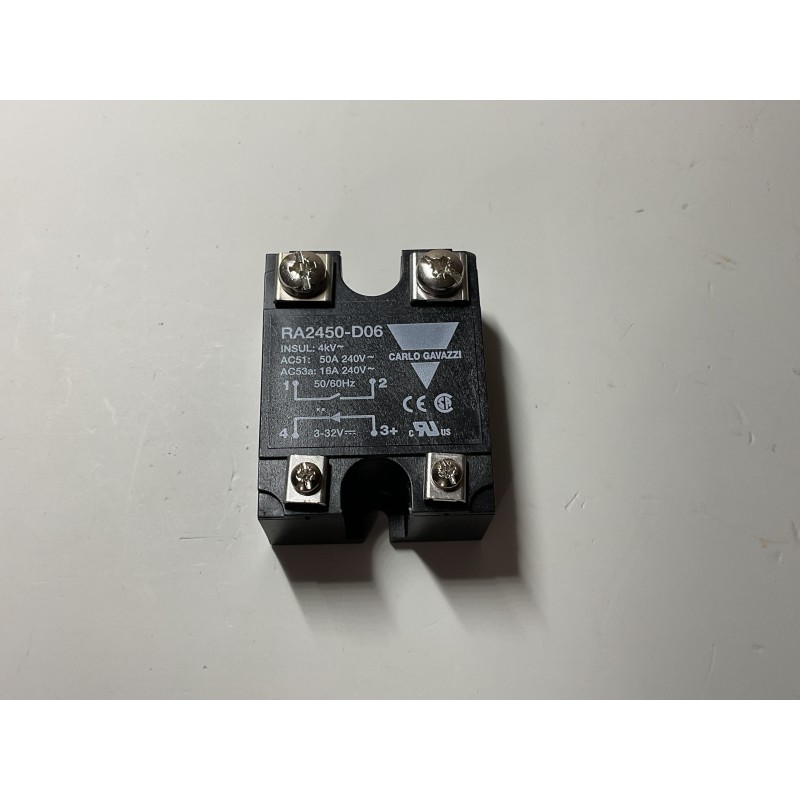Carlo Gavazzi RA2450-D06 Solid-State Relay – 50A, 24-280VAC