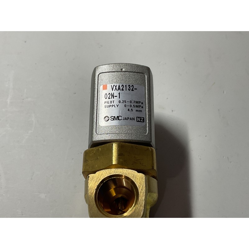 SMC VXA2132-02N-1 Air Pilot Valve – 1/4" NPT, Brass, NC