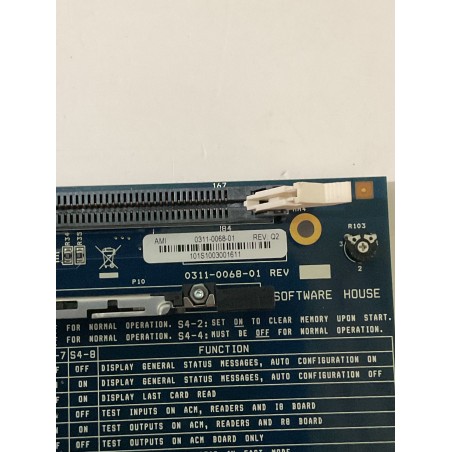 Software House 0311-0068-01 iStar Pro Digital Board Controller Assembly