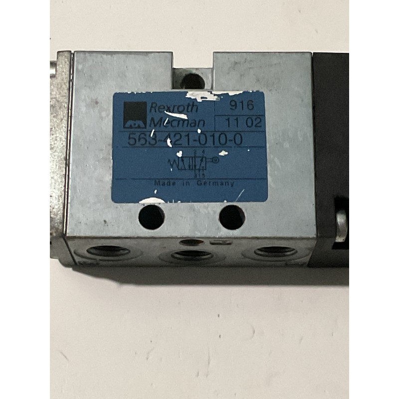 Bosch Rexroth Mecman 563-421-010-0 Cam-Operated 3/2-Way Pneumatic Valve