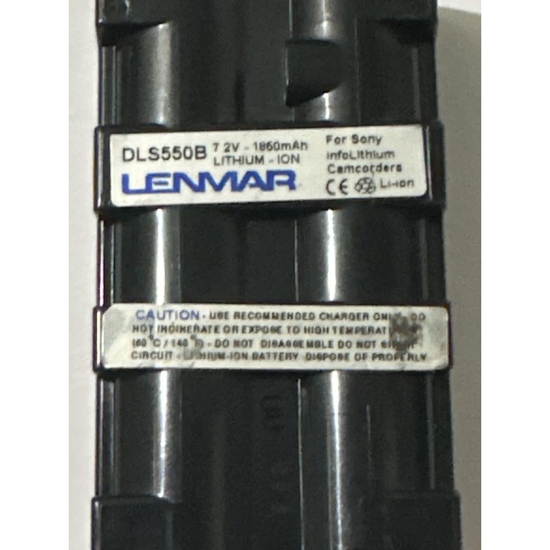 Lenmar DLS550B 7.2V 2000 mAh Lithium-Ion Battery Pack