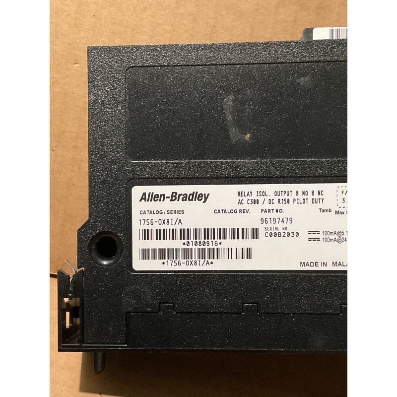 Allen-Bradley 1756-OX8I Series A – 8-Channel Isolated Relay Output Module