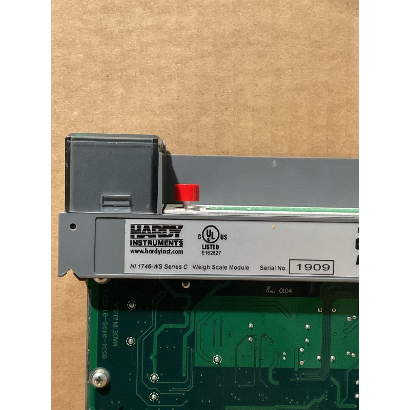 HARDY INSTRUMENTS WEIGH SCALE MODULE HI 1746-WS SERIE C