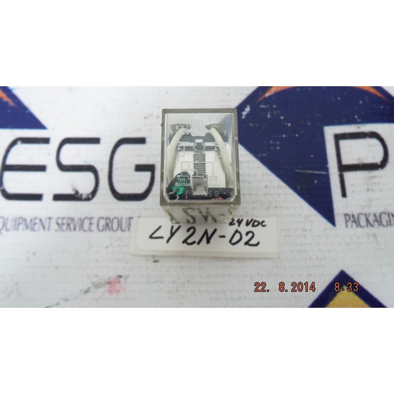 "OMRON LY2N-D2 Relay: 24VDC DPDT, 10A Switching, Easy Install"