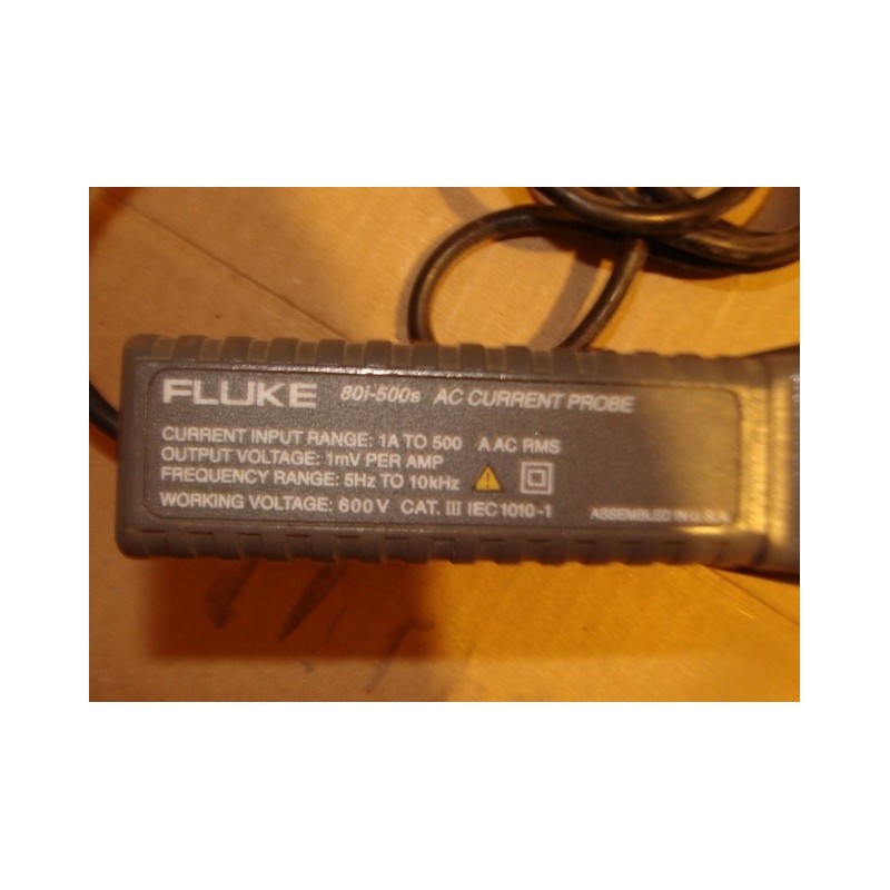FLUKE 80i-500s AC CURRENT PROBE