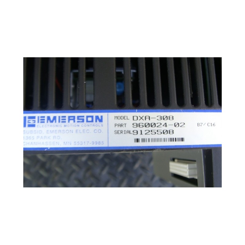 Emerson DXA-308 Positioning Servo Drive – Precision Industrial Control