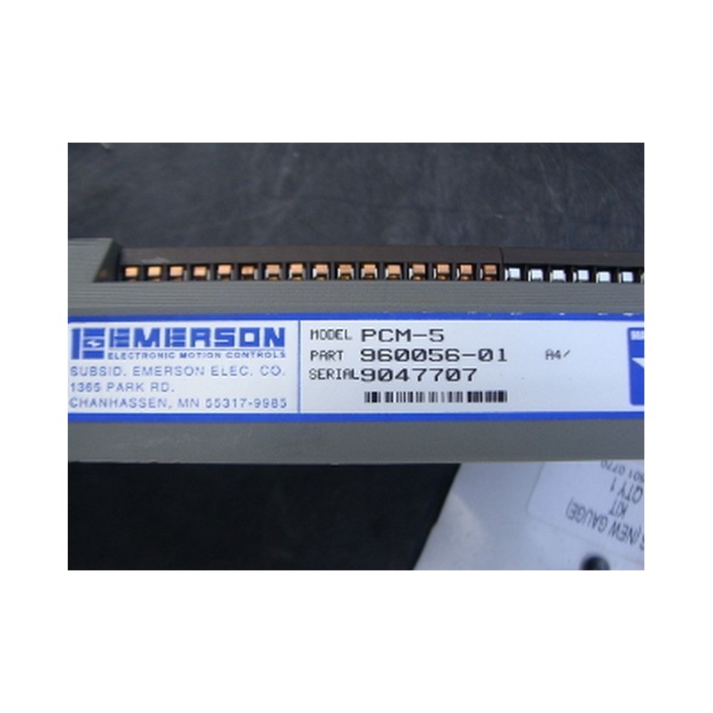 Emerson PCM-5 Positioning Servo Drive Ratio Controller – Enhanced ...