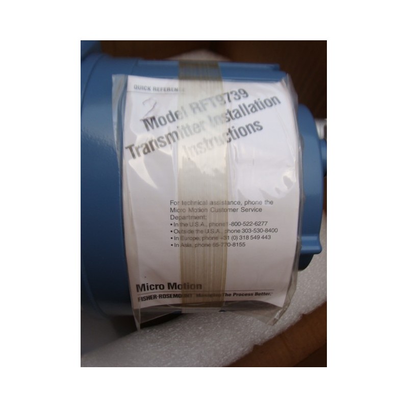 Micro Motion RFT9739 Field-Mount Transmitter – Accurate Flow and ...