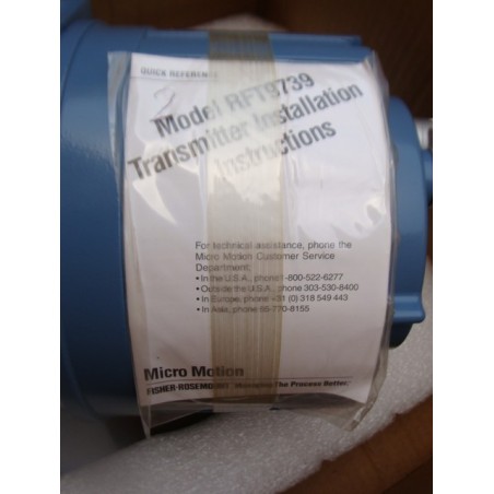 Micro Motion RFT9739 Field-Mount Transmitter – Accurate Flow and ...