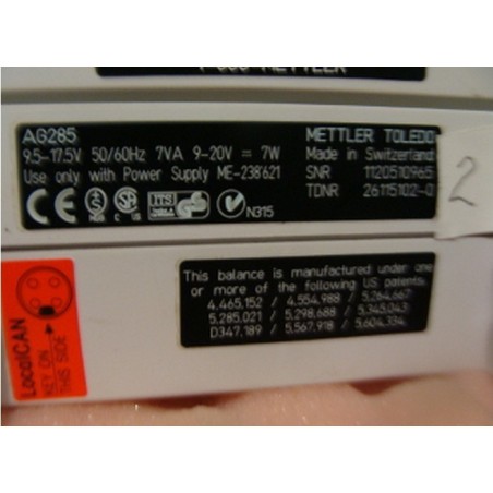 Mettler Toledo AG285 Analytical Balance – High-Precision Dual-Range ...