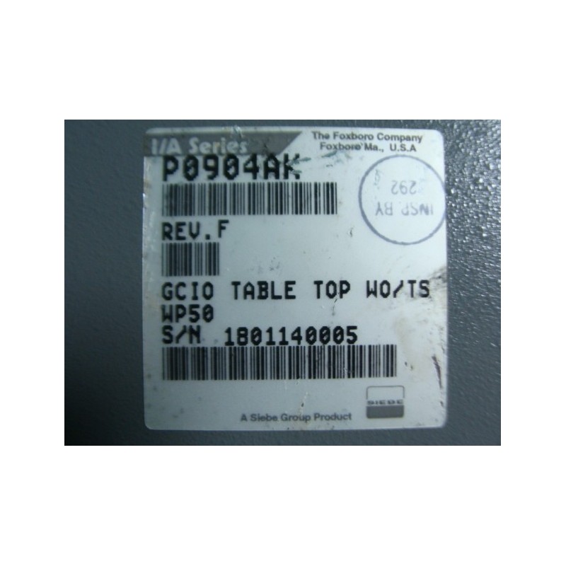 TRICONEX P0904AK KEYBOARD ANNUNCIATOR W/GCIO INTERFACE