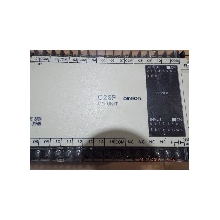 OMRON C28P-EDR-A Expansion I/O Unit – 20 Inputs, 8 Relay Outputs