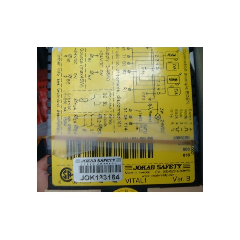 JOKAB SAFETY CONTROLLER VITAL1-24VDC