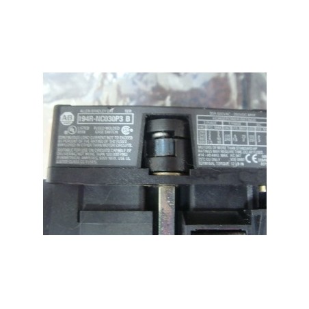 Allen-Bradley 194R-NC030P3 30 A 3-Pole Non-Fused Rotary Disconnect Switch