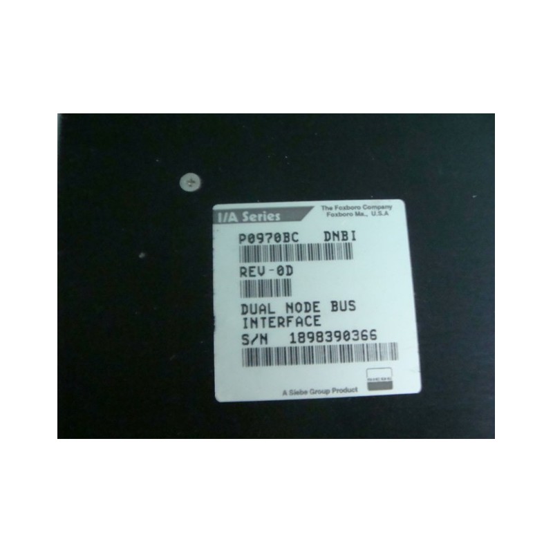 Foxboro P0970BC DNBI – Dual-Node Bus Interface Module for Industrial ...