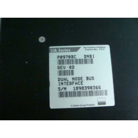 Foxboro P0970BC DNBI – Dual-Node Bus Interface Module for Industrial ...